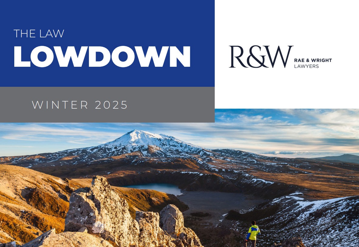 The Law Lowdown – WINTER 2025 - Rae Wright